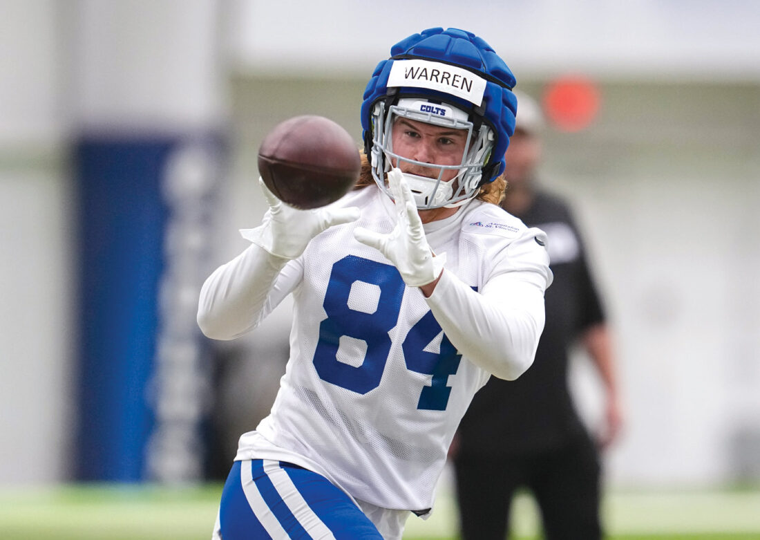 Former Penn State player Tyler Warren finding his place with ...